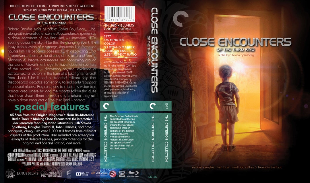 Close Encounter Of The Third Kind Fake Criterion Cover For The Cc