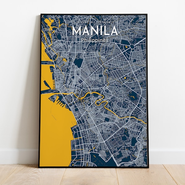Modern Map of Philippines - Etsy