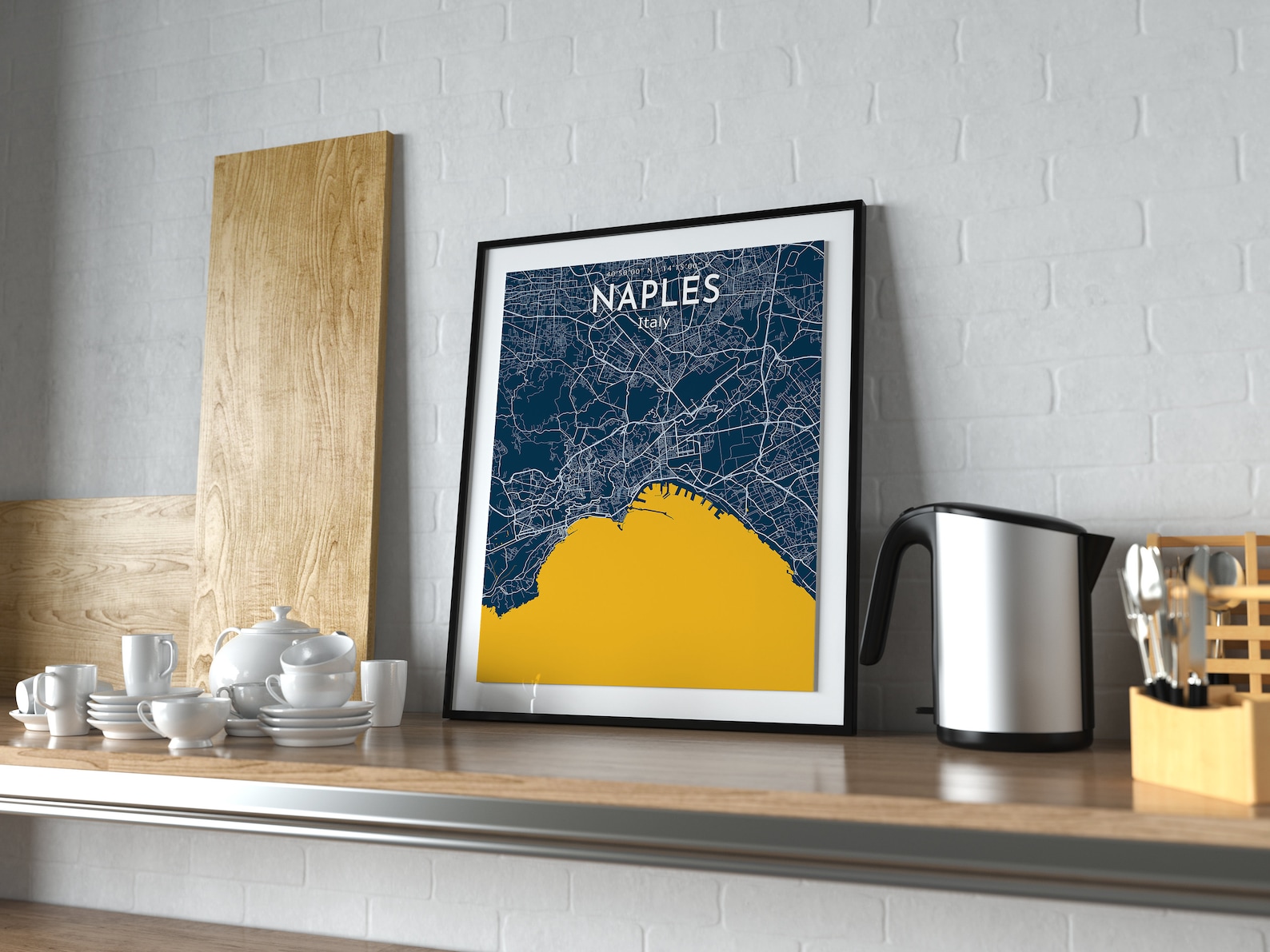 Naples Blue Map Poster Naples City Blue Map Poster Naples - Etsy