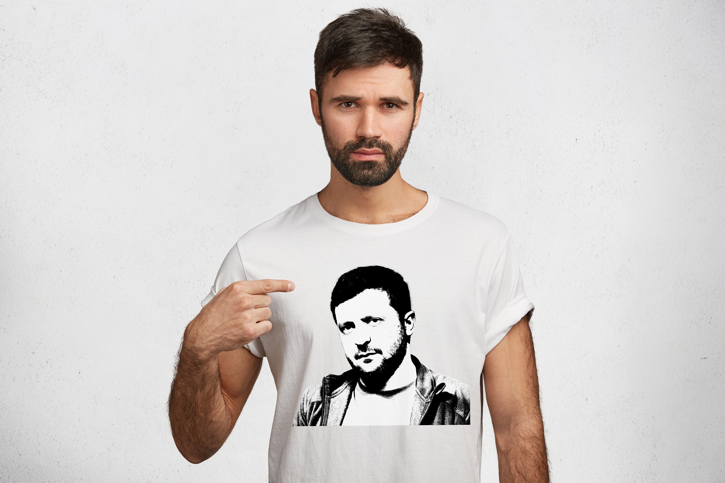 Zelensky Portrait President of Ukraine Volodymyr Zelenskyy | Etsy