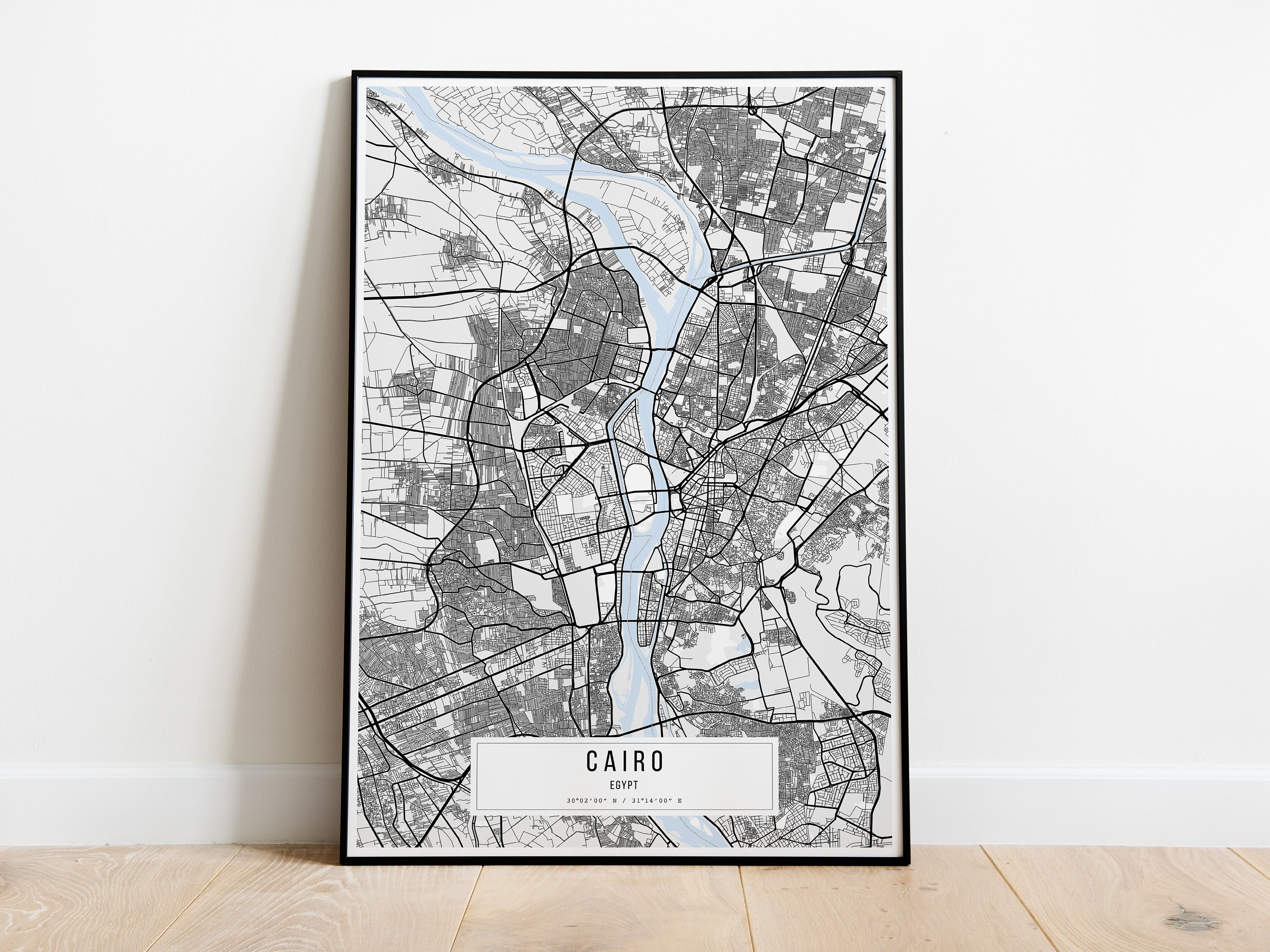 Cairo Map Poster Cairo City Map Poster Cairo City Sign | Etsy