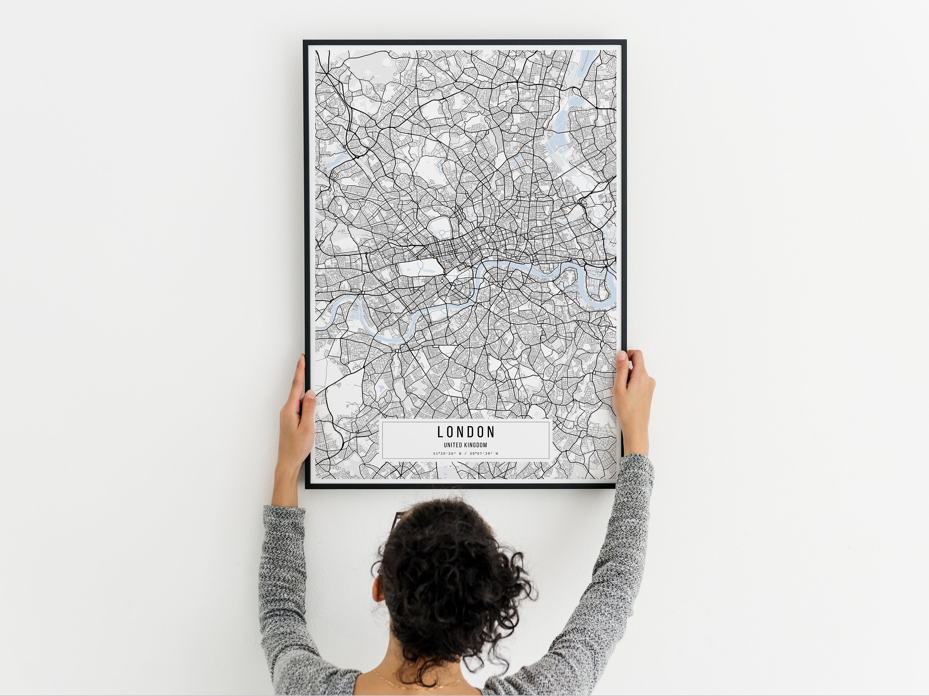 London Map Poster London City Map Poster London City Sign | Etsy