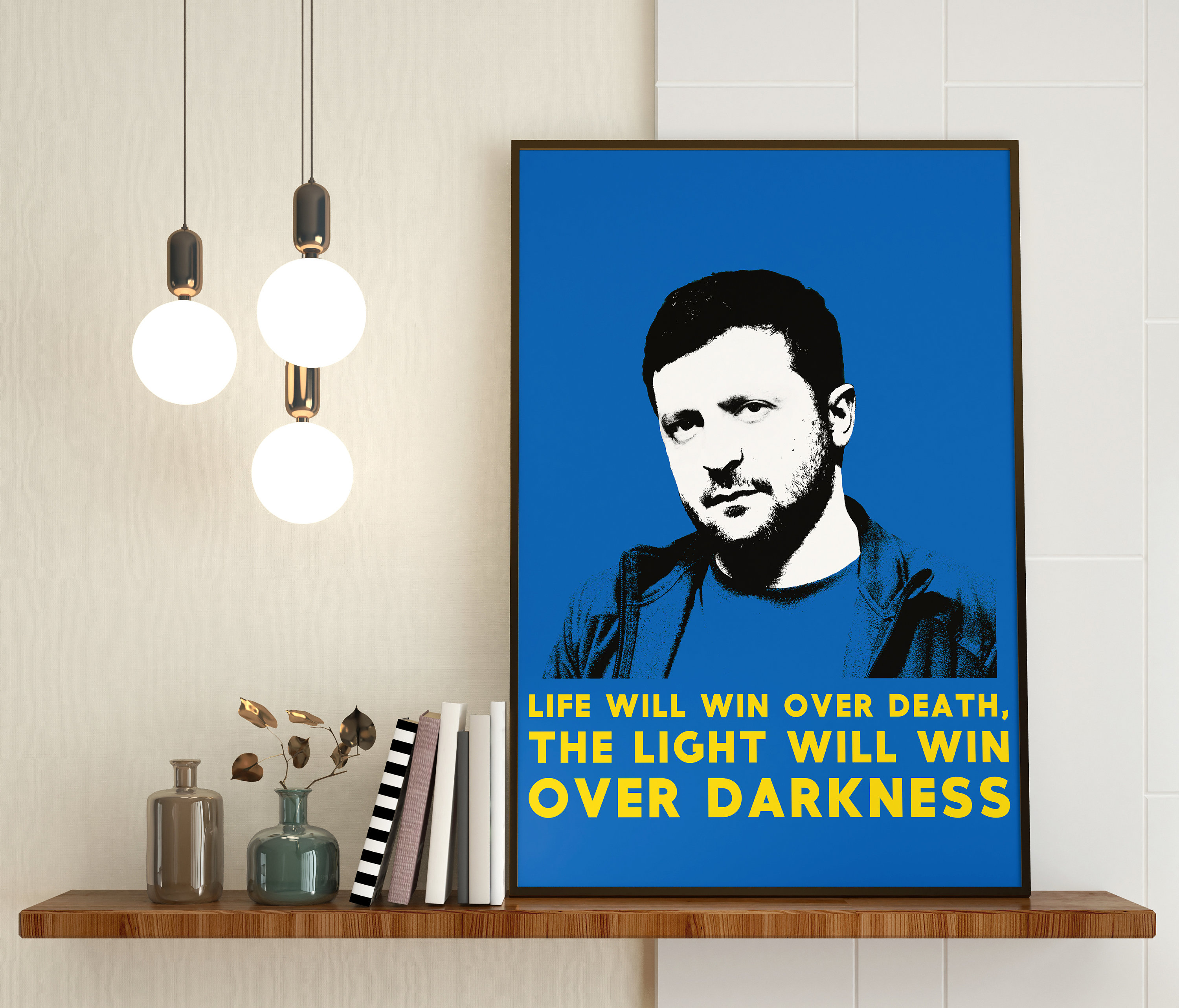 Volodymyr Zelenskyy Poster Stand With Ukraine Poster Zelenskyy Wall Art ...