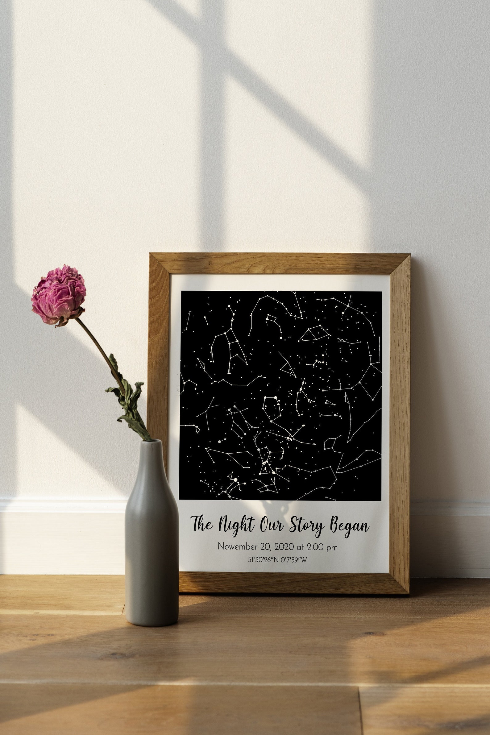 Custom Star Map Print Night Sky Wall Art Personalized Star - Etsy