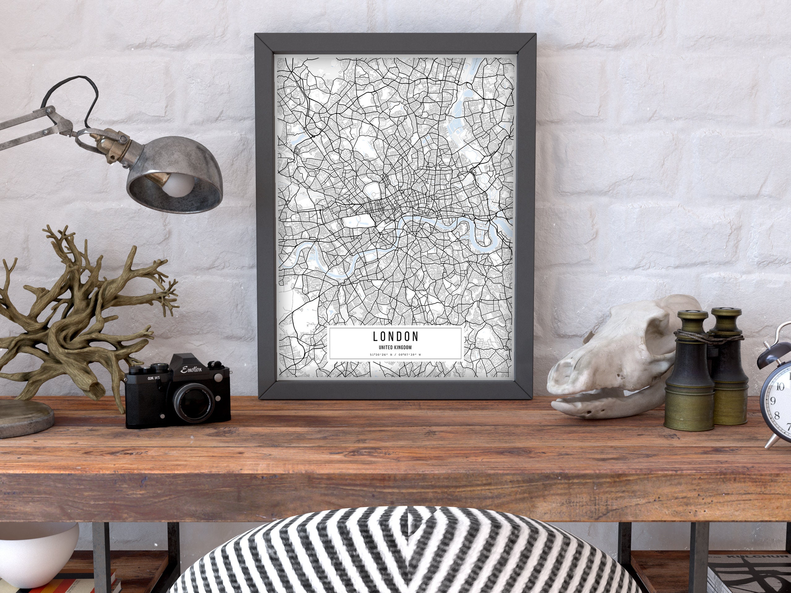 London Map Poster London City Map Poster London City Sign | Etsy