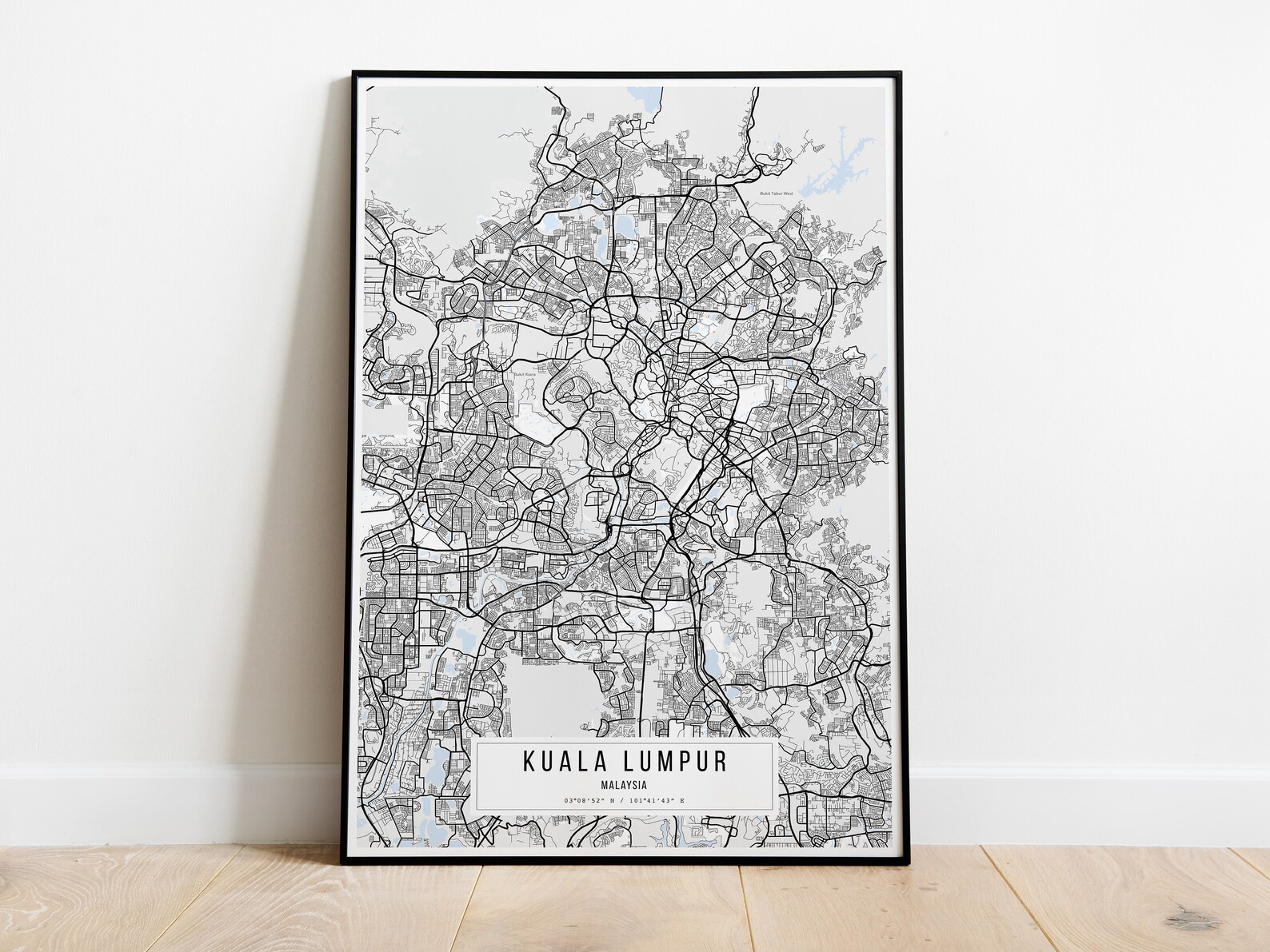 Kuala Lumpur Map Poster Kuala Lumpur City Map Poster Kuala - Etsy