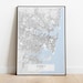 Sydney White Map Poster Sydney City Classic Map Poster - Etsy