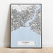 Istanbul White Map Poster Istanbul Home Decor Istanbul - Etsy