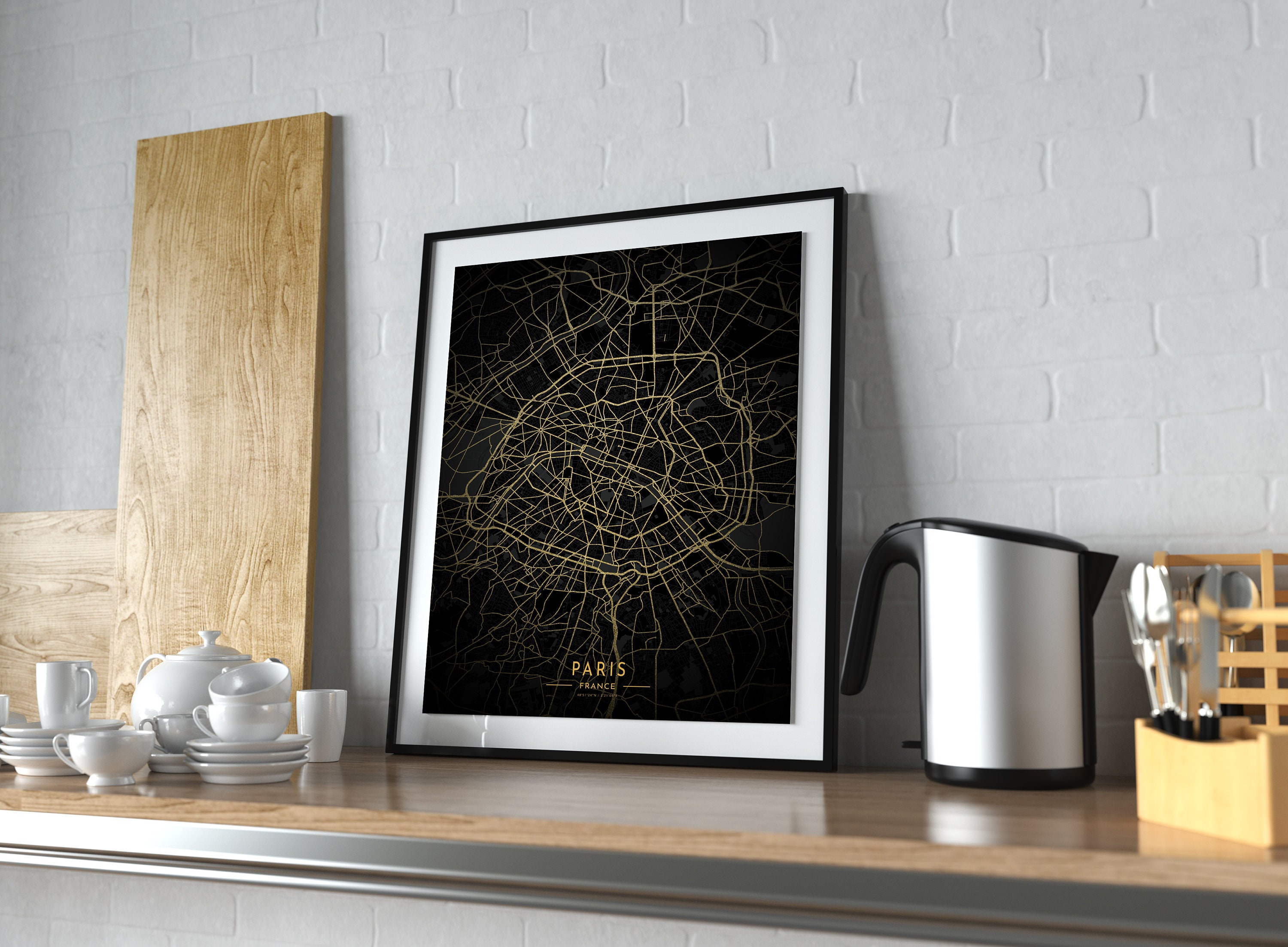 Custom Map Print, Printable Wall Art, Choose City Map, Custom Map Wall ...