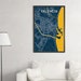 Valencia Blue Map Poster Valencia City Blue Map Poster - Etsy