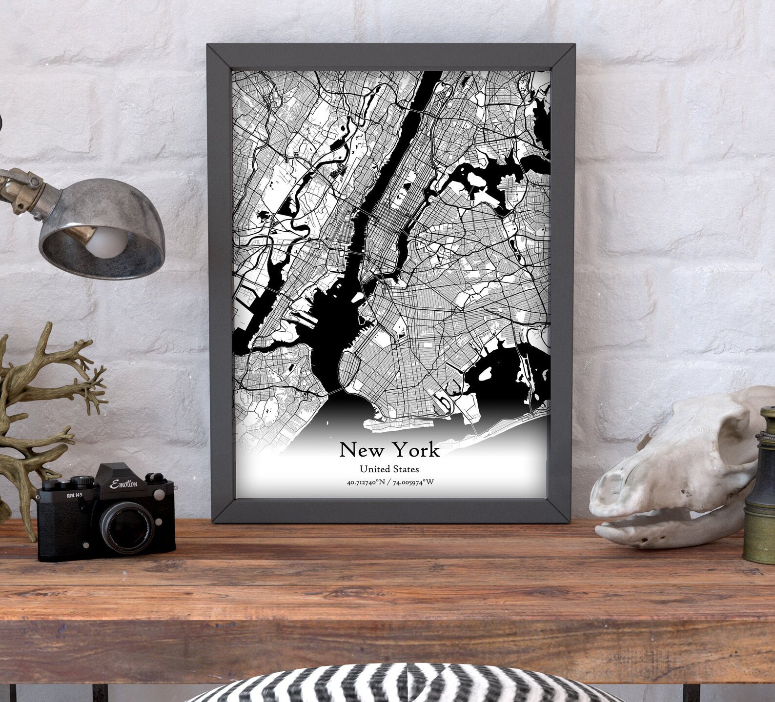Custom Map Poster Custom City Map Printable Wall Art Choose - Etsy