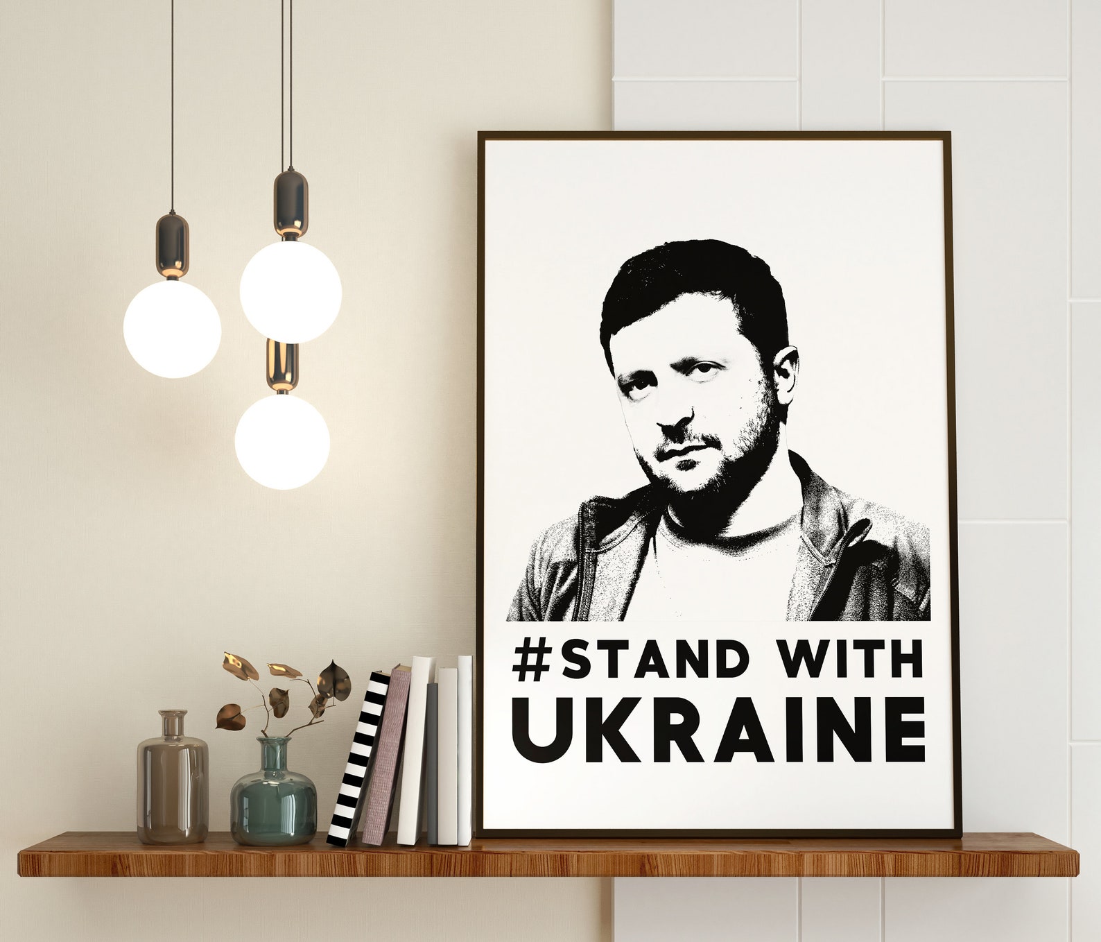 Volodymyr Zelenskyy Poster Stand With Ukraine Poster | Etsy