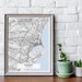 Durban Map Poster Durban City Map Poster Durban City Sign - Etsy