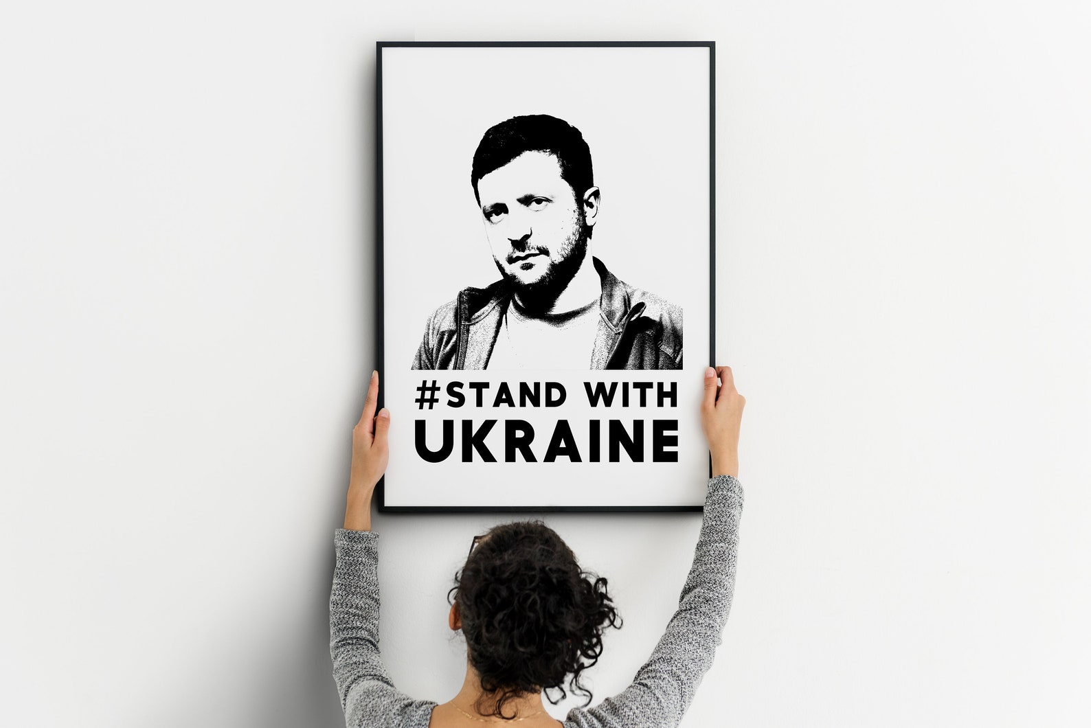 Volodymyr Zelenskyy Poster Stand With Ukraine Poster - Etsy