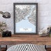 Istanbul White Map Poster Istanbul Home Decor Istanbul - Etsy