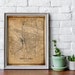 Portland Vintage Map Poster Portland Old Map Grunge Portland - Etsy