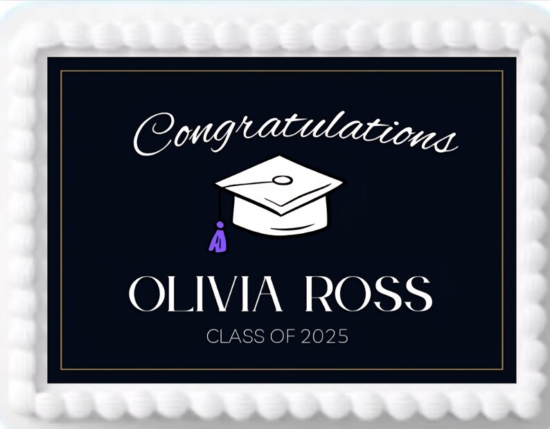 Custom Graduation Edible Images - Etsy