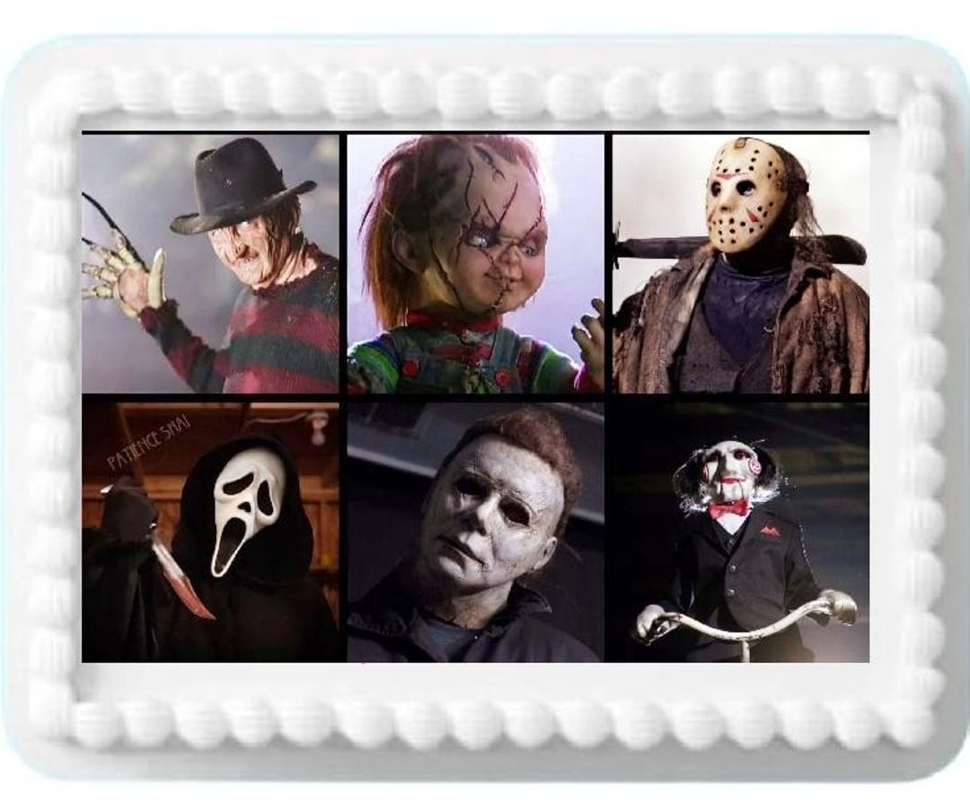 HORROR MOVIE Edible Image Sheet - Etsy