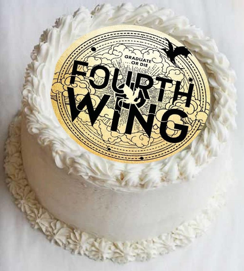 Fourth Wing Edible Image Sheet - Etsy