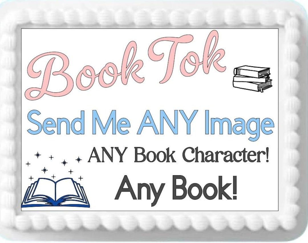 Customizable Book Cake Toppers - Etsy