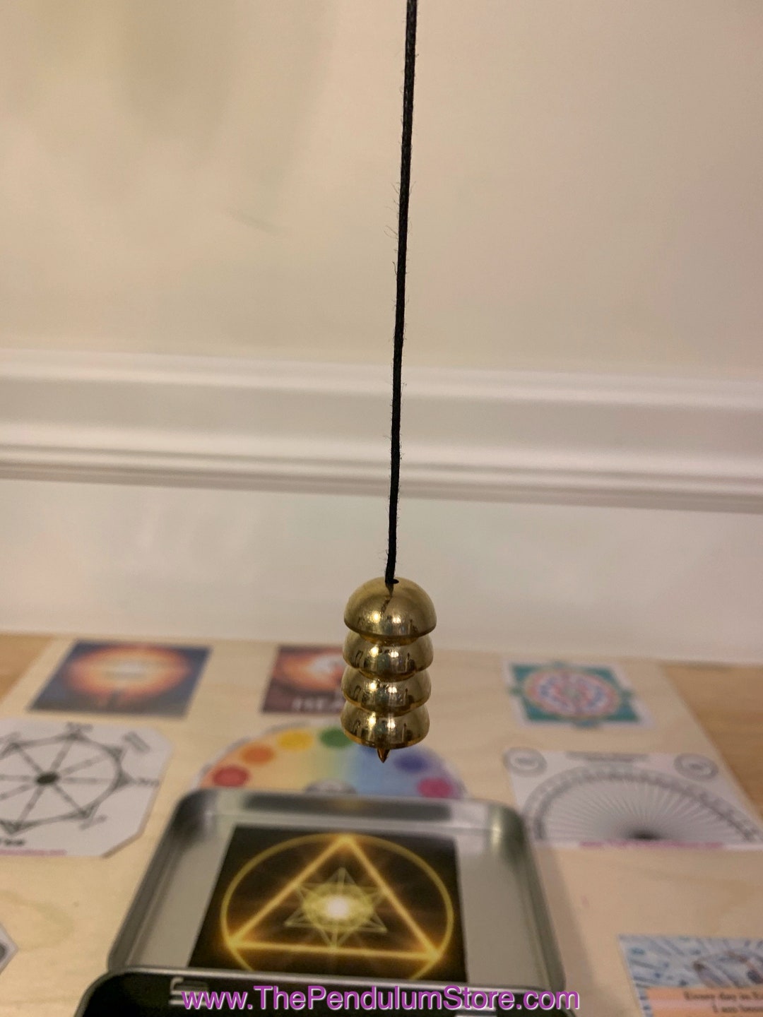 Brass Osiris Pendulum Kit Made With Four Semi-sphere Batteries - Etsy