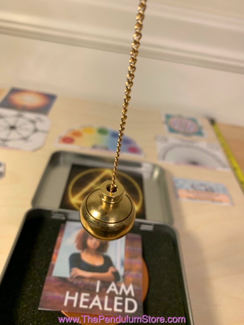 Mermet Witness Pendulum Kit With 3 Pendulum Dowsing Charts - Etsy