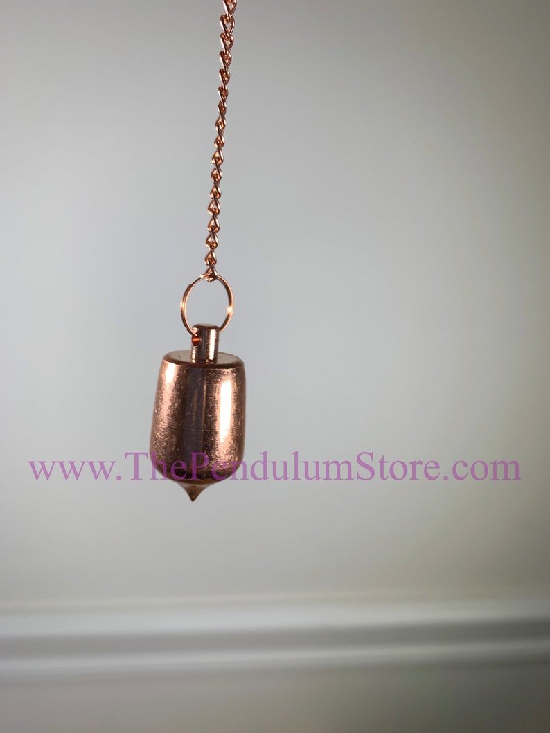 Copper Conical Radionics Pendulum Kit With 3 Pendulum Charts. - Etsy