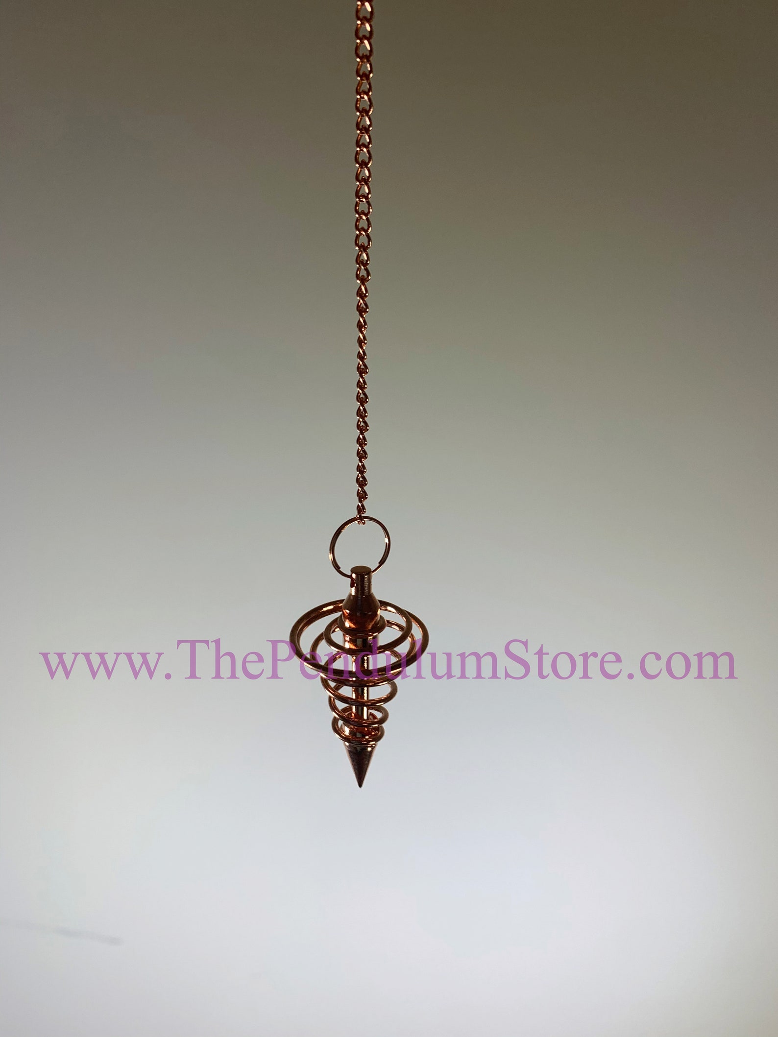 Copper Spiral Radionics Pendulum Kit With 3 Pendulum Charts. - Etsy Canada