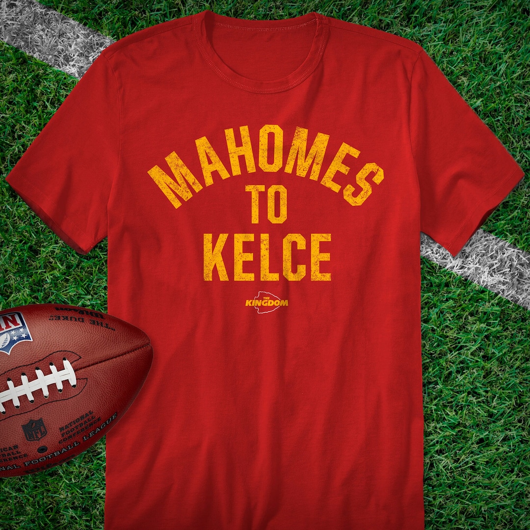 Mahomes to Kelce - Vintage T-shirt - Official Goat Gear - Kansas City ...