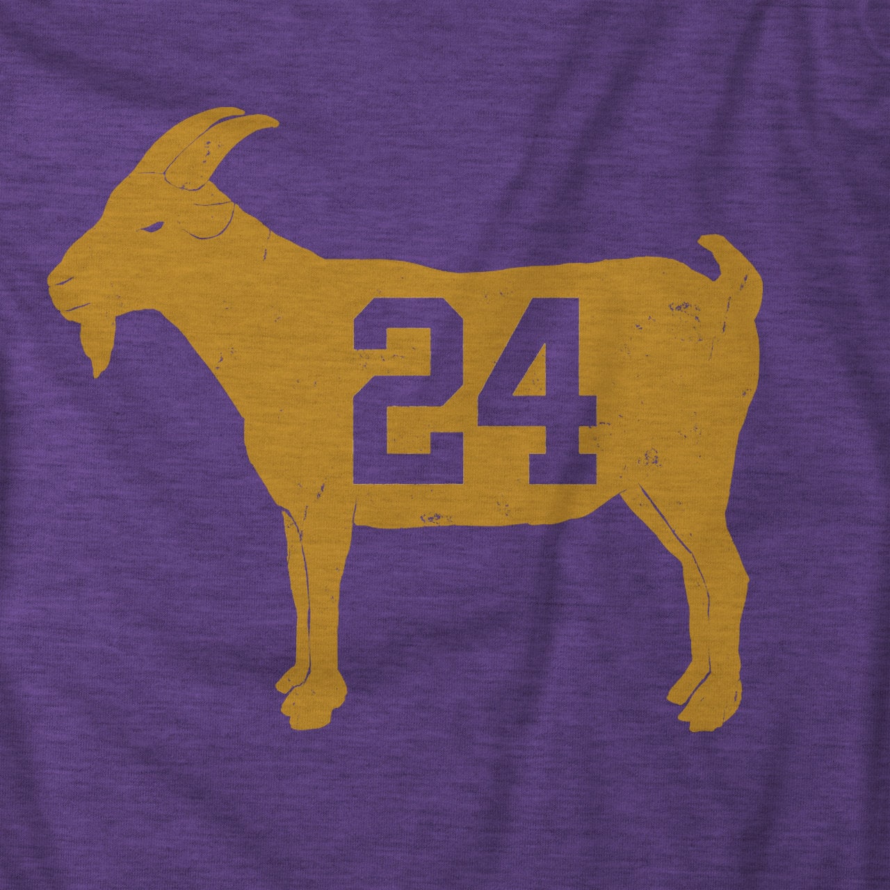 GOAT 24 Vintage Purple T-shirt Official Goat Gear Los Angeles ...
