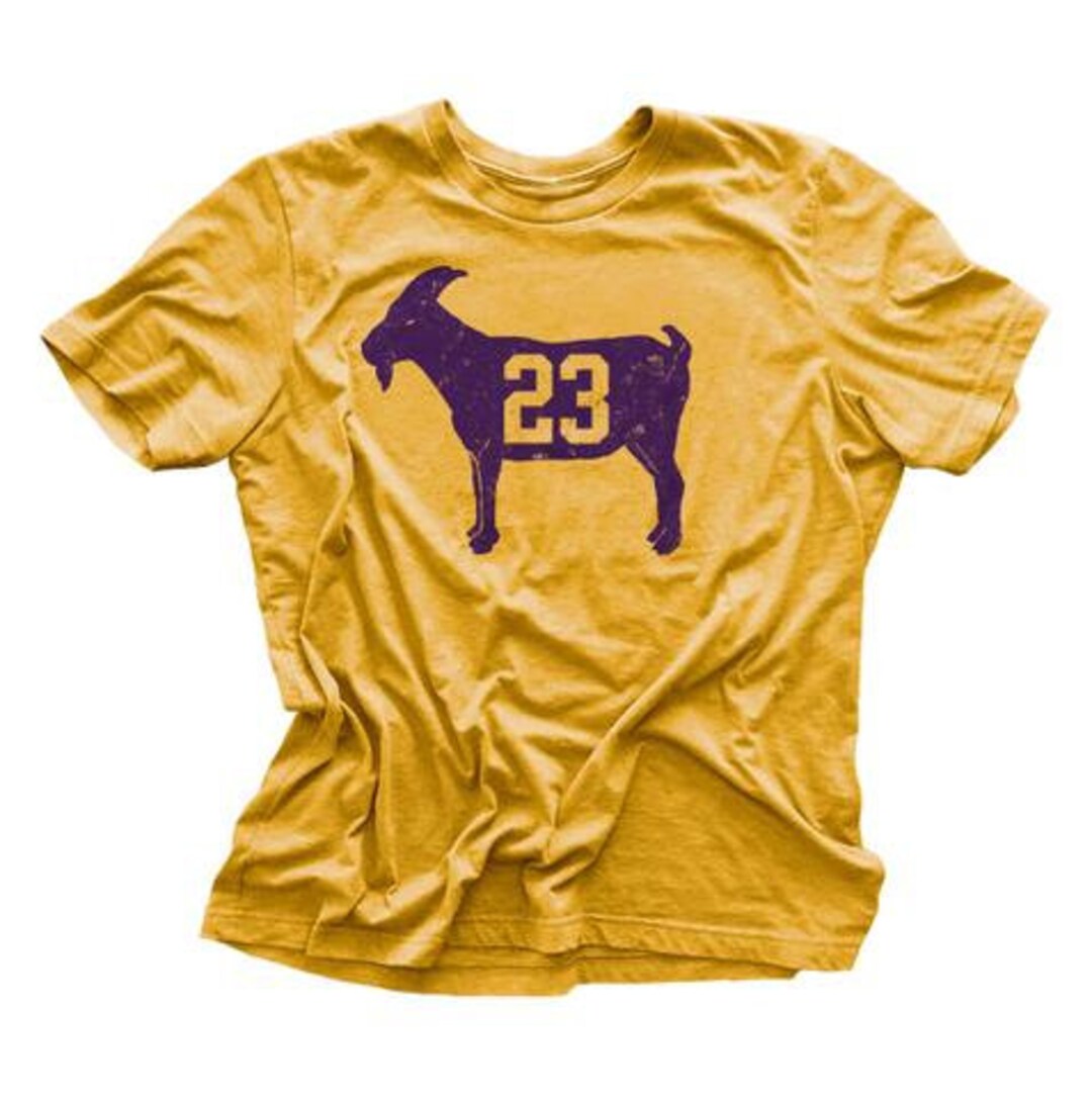 GOAT 23 - Vintage Gold T-shirt - Official Goat Gear - Los Angeles ...