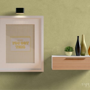 Yellow You Got This Quote Art Print | Colorful Style Poster | Wall Art ...