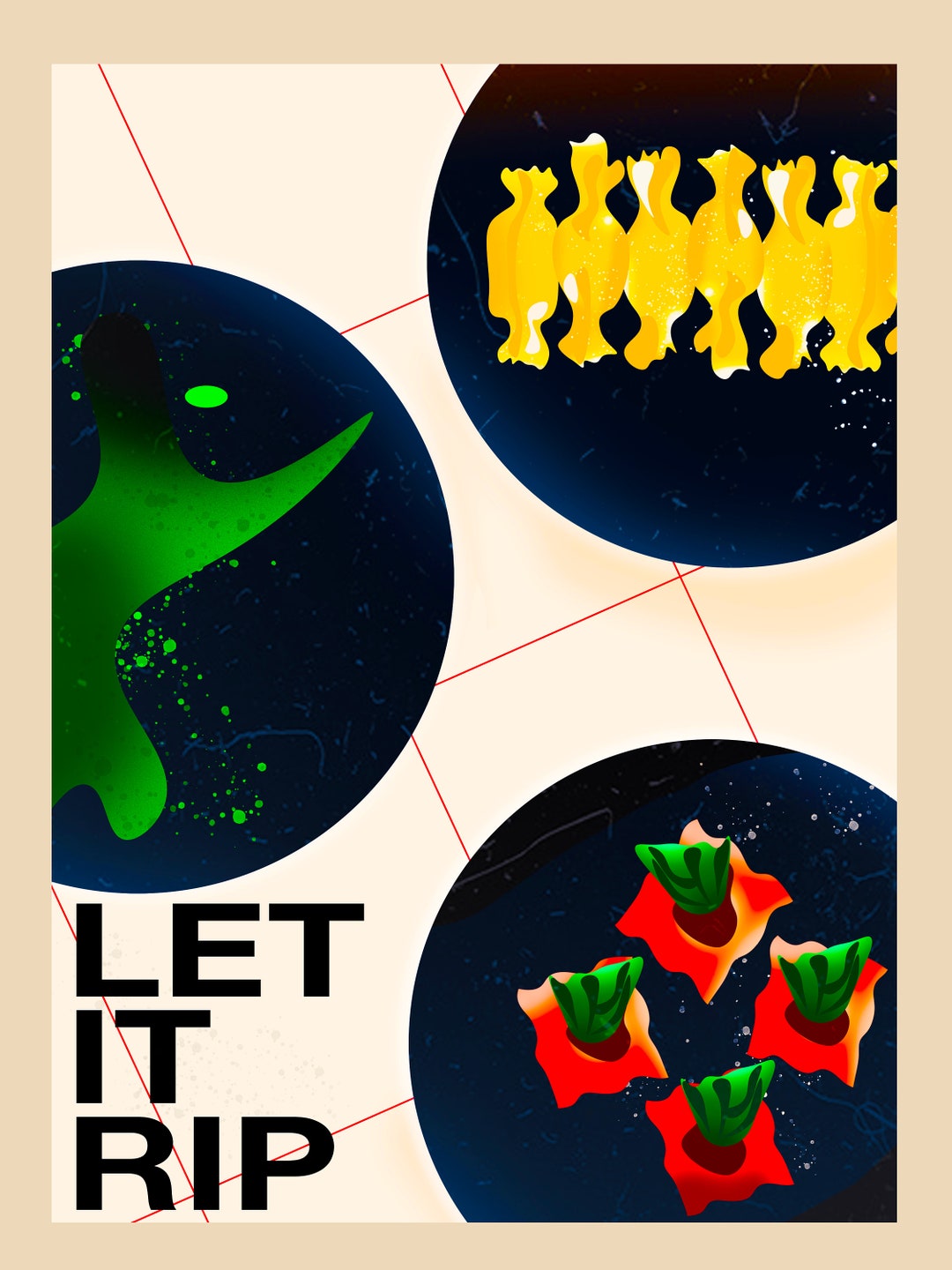 The Bear Let It Rip Poster | the Bear TV Show Wall Art | Digital ...