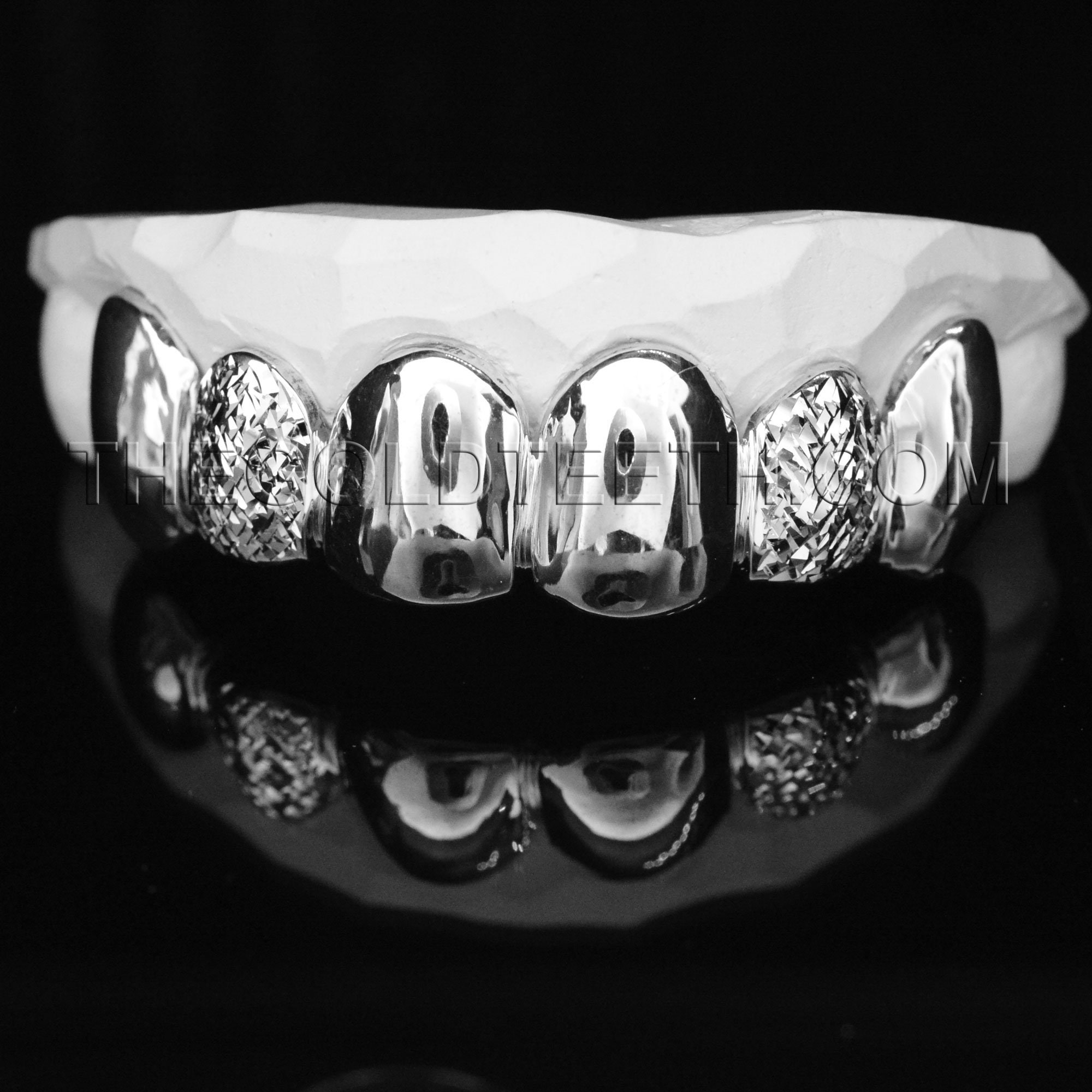 Silver Grillz 925 Silver Custom Teeth Real Diamond Cut Silver - Etsy UK