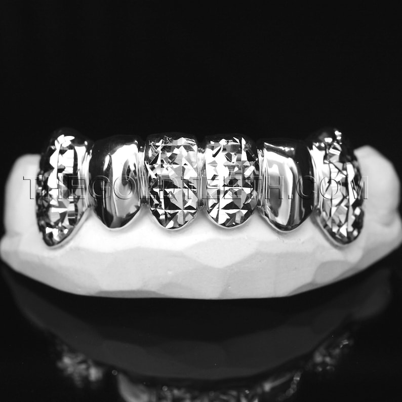Silver Grillz 925 Silver Teeth Real Princess Cut Silver Grill - Etsy