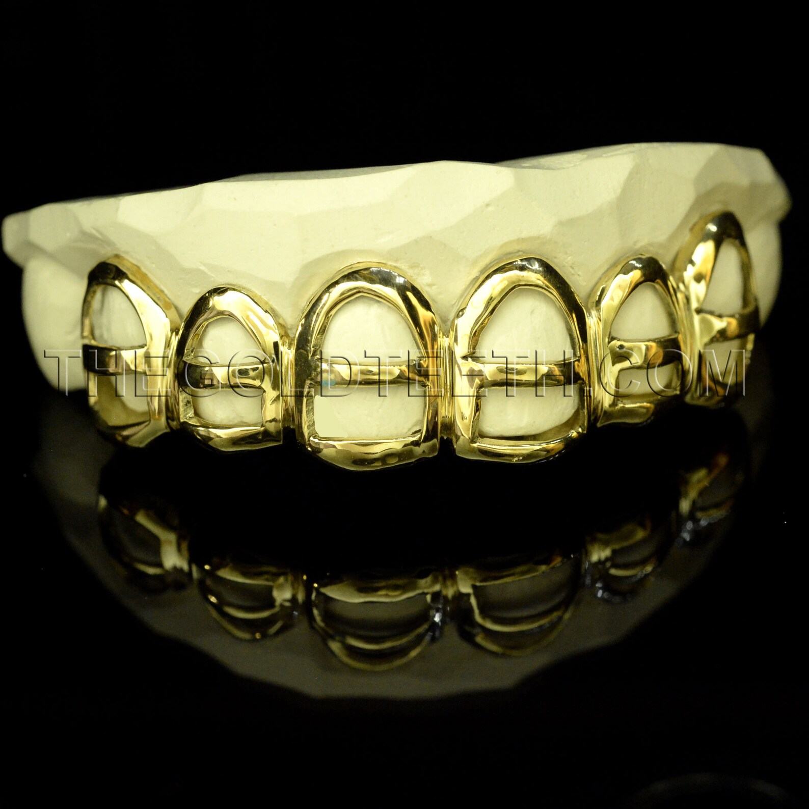 Gold Grillz 10k Gold Teeth Open Face Yellow Custom Grillz Real | Etsy