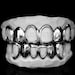 Sterling Silver Grillz 925 Custom Silver Teeth Real Open Face - Etsy