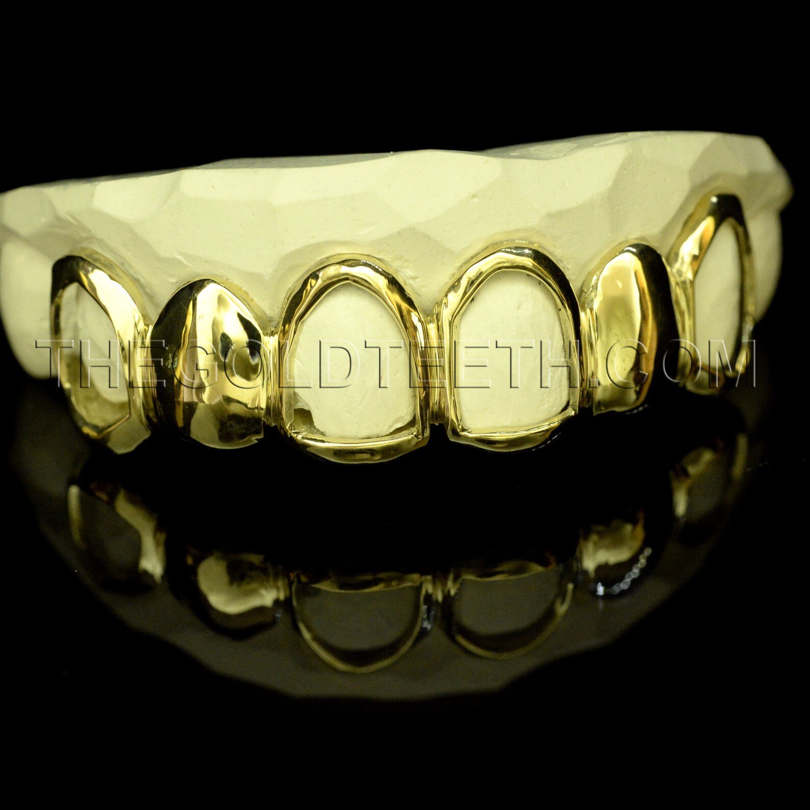 Custom Gold Grillz 10k Gold Teeth Open Face Yellow Grillz Real Gold ...
