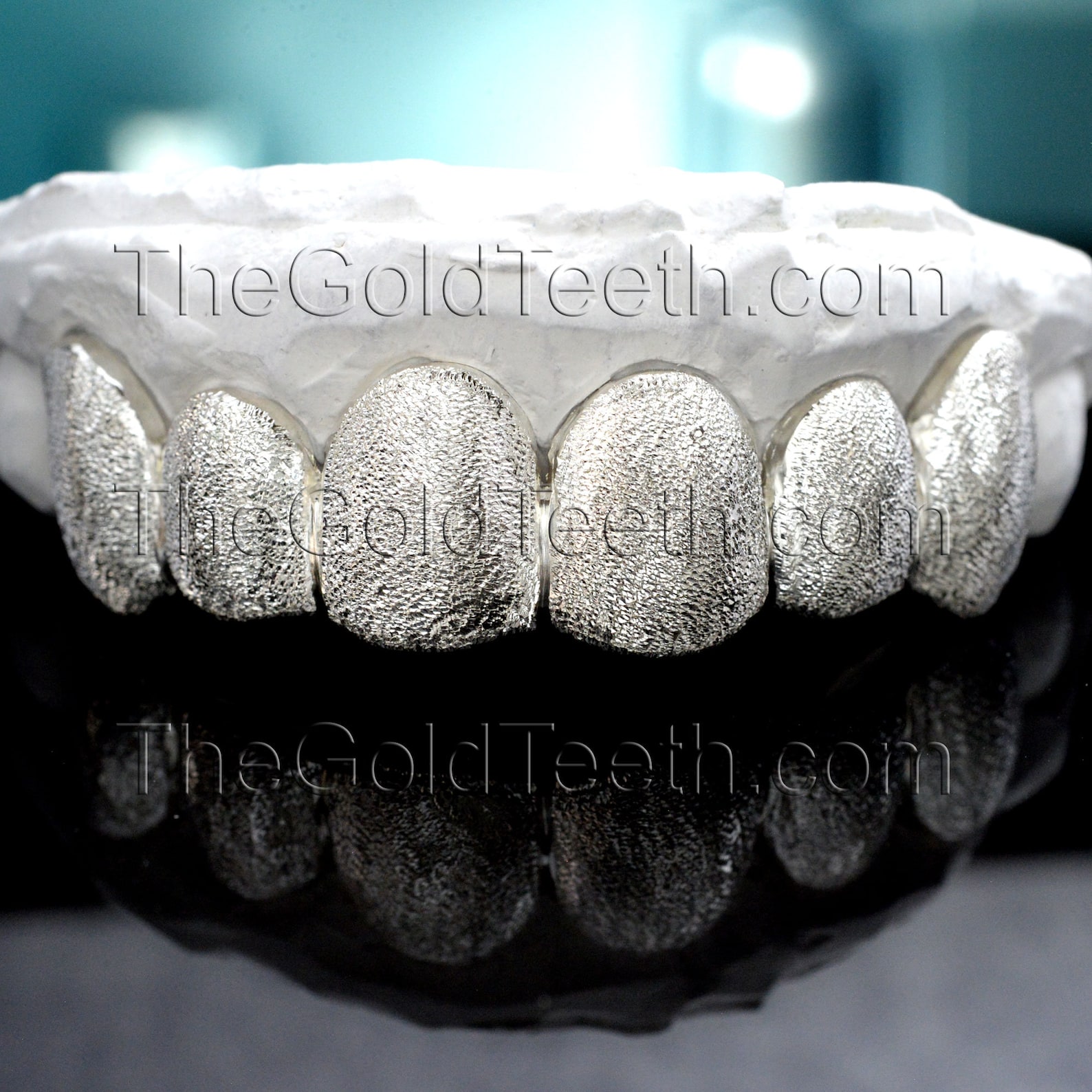 Silver Grillz 925 Sterling Silver Teeth Real Diamond Dust - Etsy