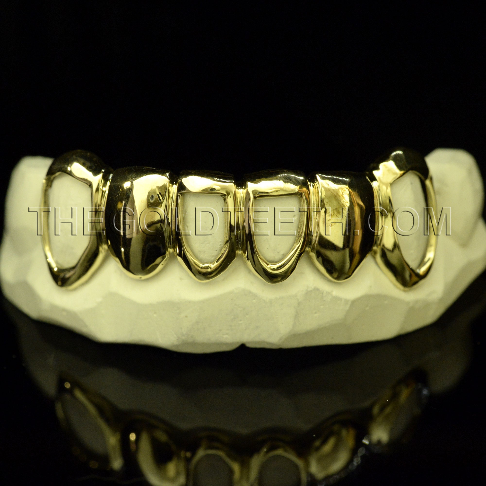 Custom Gold Grillz 10k Gold Teeth Open Face Yellow Grillz Real Gold ...