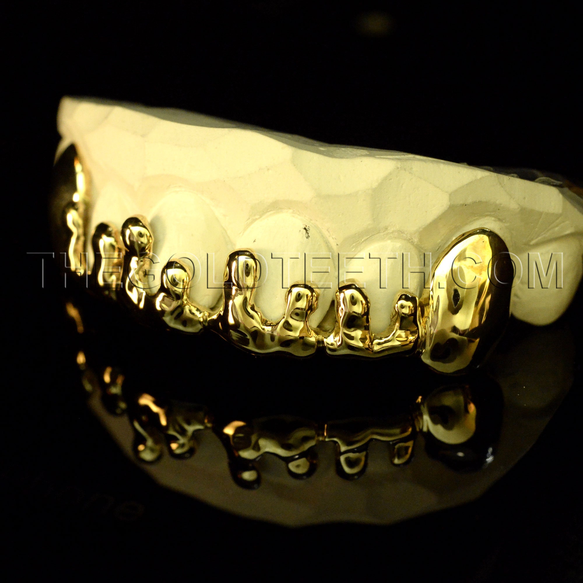 Gold Grillz 10k14k18k Custom Gold Teeth Drip Yellow Grillz | Etsy