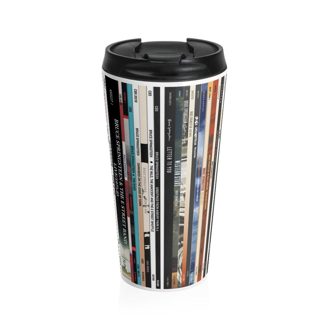 Bruce Springsteen Albums Stainless Steel Travel Mug - Etsy
