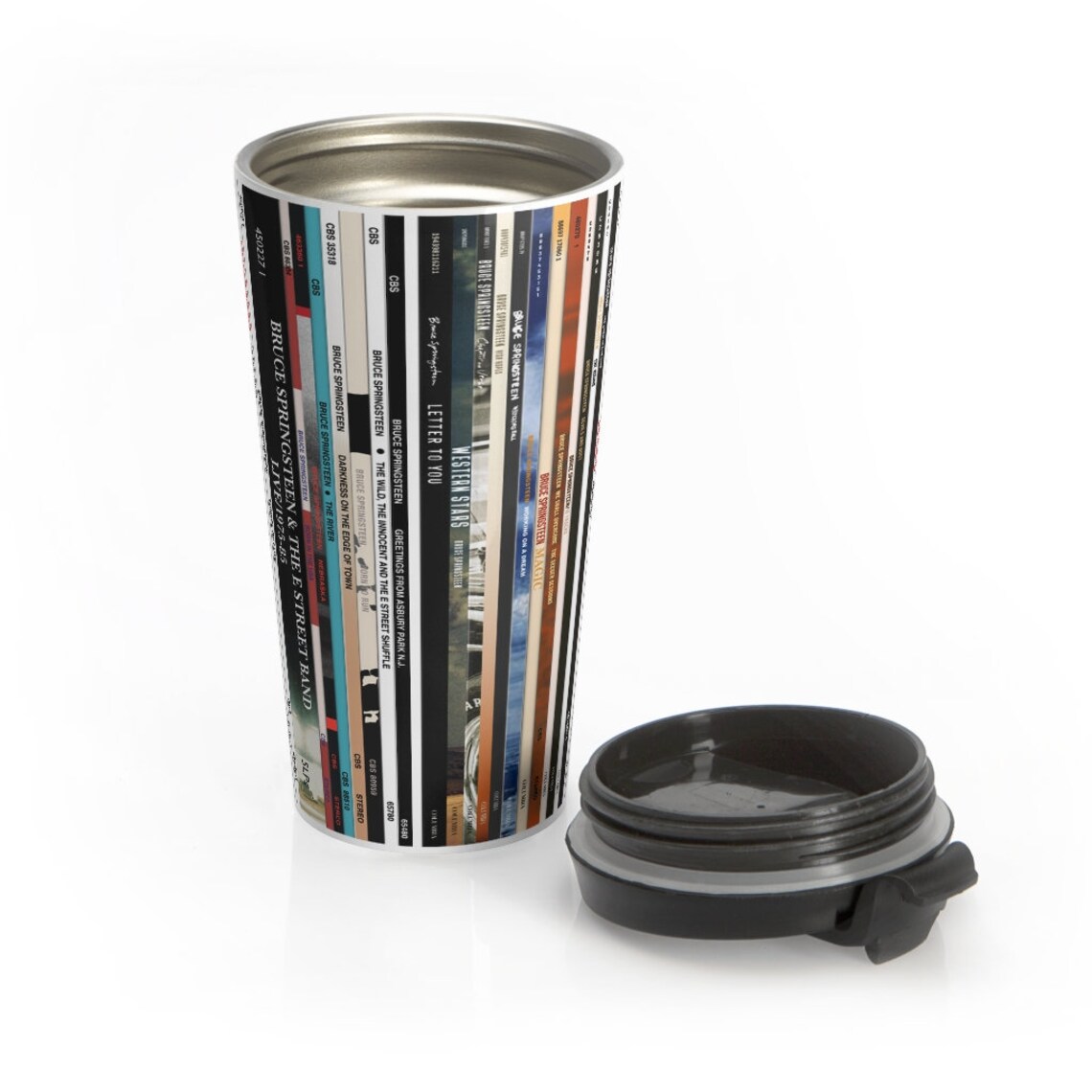 Bruce Springsteen Albums Stainless Steel Travel Mug - Etsy