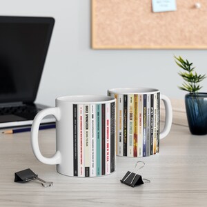 11 Oz. Bruce Springsteen CD Albums Collection Mug. the Boss. - Etsy