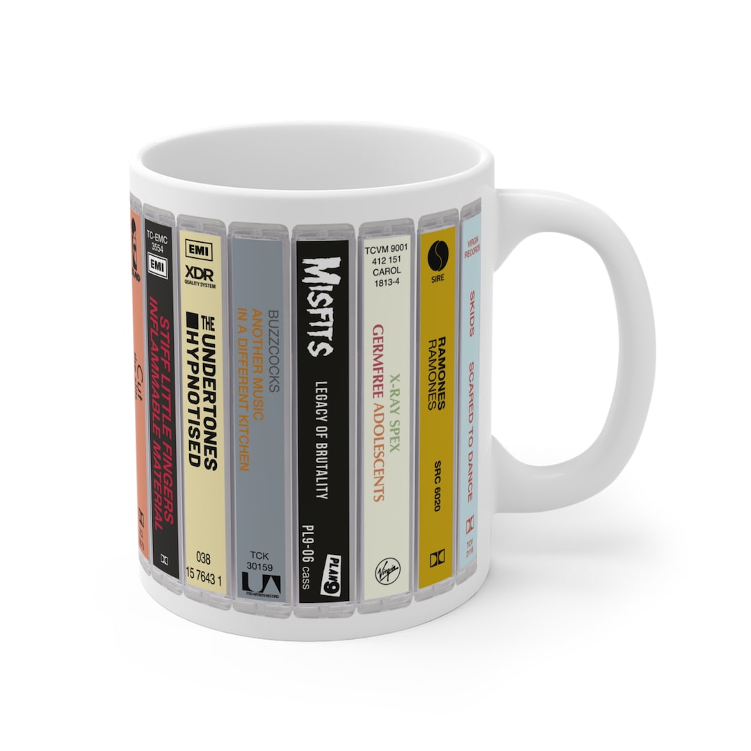 Punk Cassette Collection Mug. Punk Music. Cassette Collection Mug ...