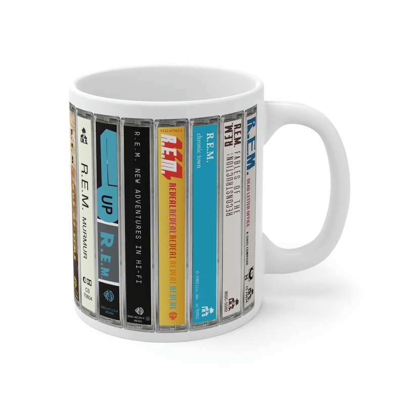 R.E.M. Cassette Albums Mug. Music Gift. Music Mug. Athens, Georgia ...