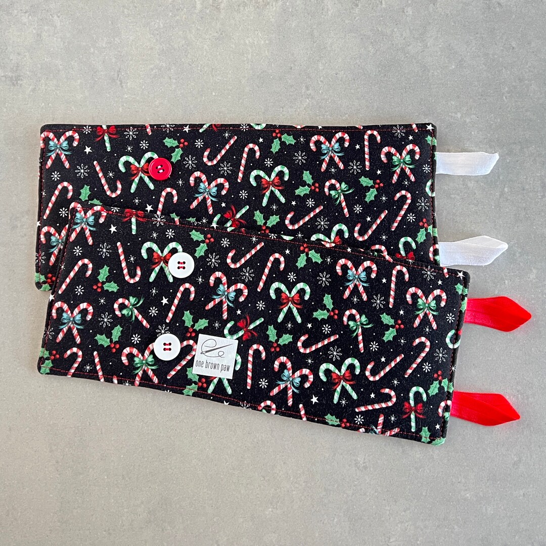 Christmas Holiday Insulated Drink Cozy Pair Retro Bottle Jacket Set ...