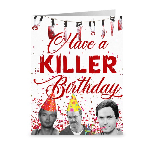 Serial Killer Birthday Cards - Etsy
