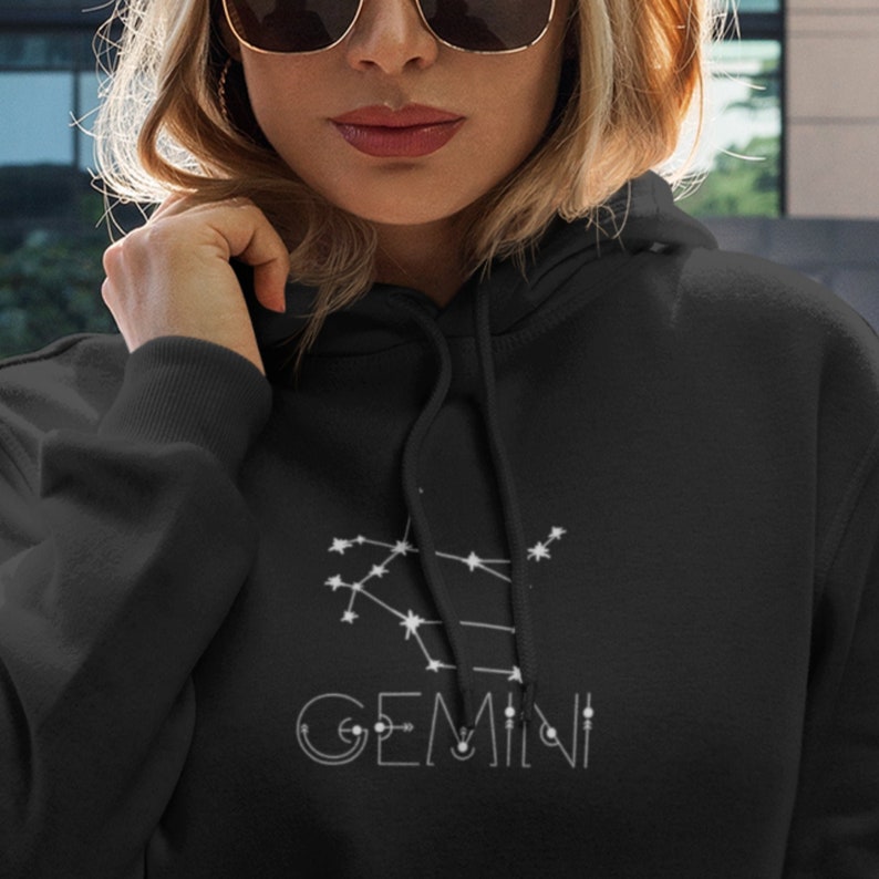 Gemini Hoodie Gemini Sweatshirt Gemini Gift Gemini Hooded - Etsy