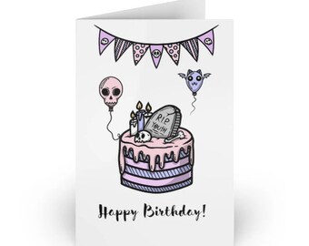 Creepy Birthday Card - Etsy